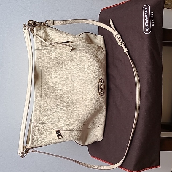 Coach | Bags | Coach Scout Hobo Handbag Leather Blush Pink Spring ...